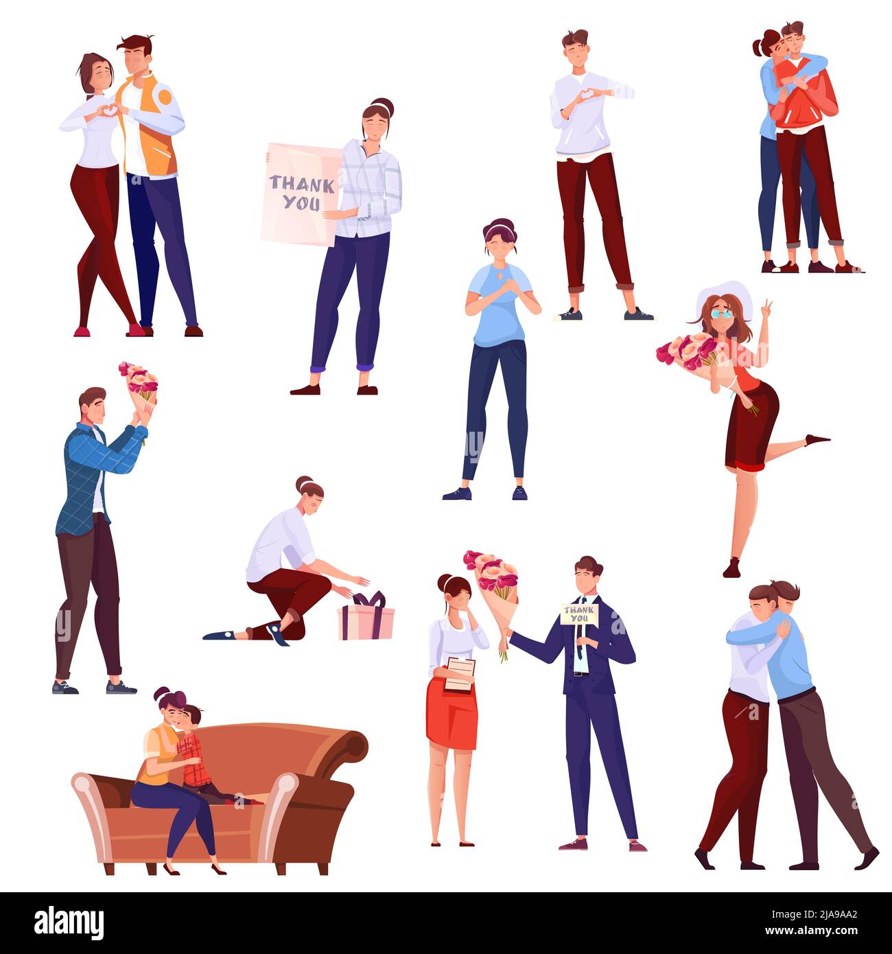 Couples embracing Stock Vector Images - Alamy