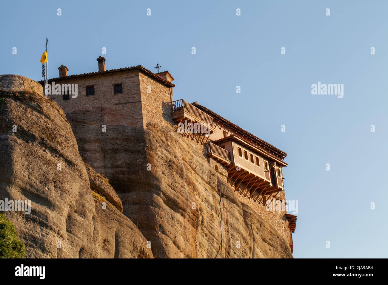 Close up of Monastery Of Meteora Kalambaka Greece Stock Photo - Alamy