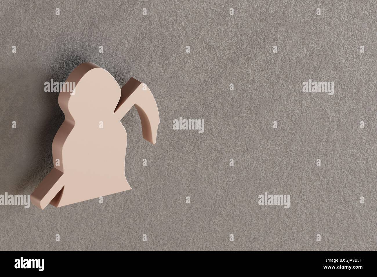 Beautiful abstract illustrations Golden Halloween grim Reaper symbol ...