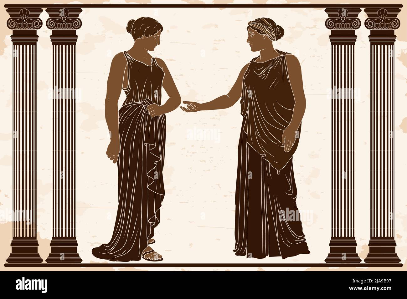 Greece women Stock Vector Images - Alamy