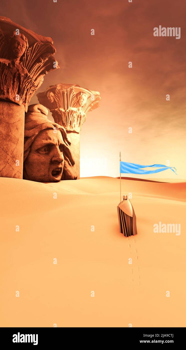 Fantasy Desert Warrior