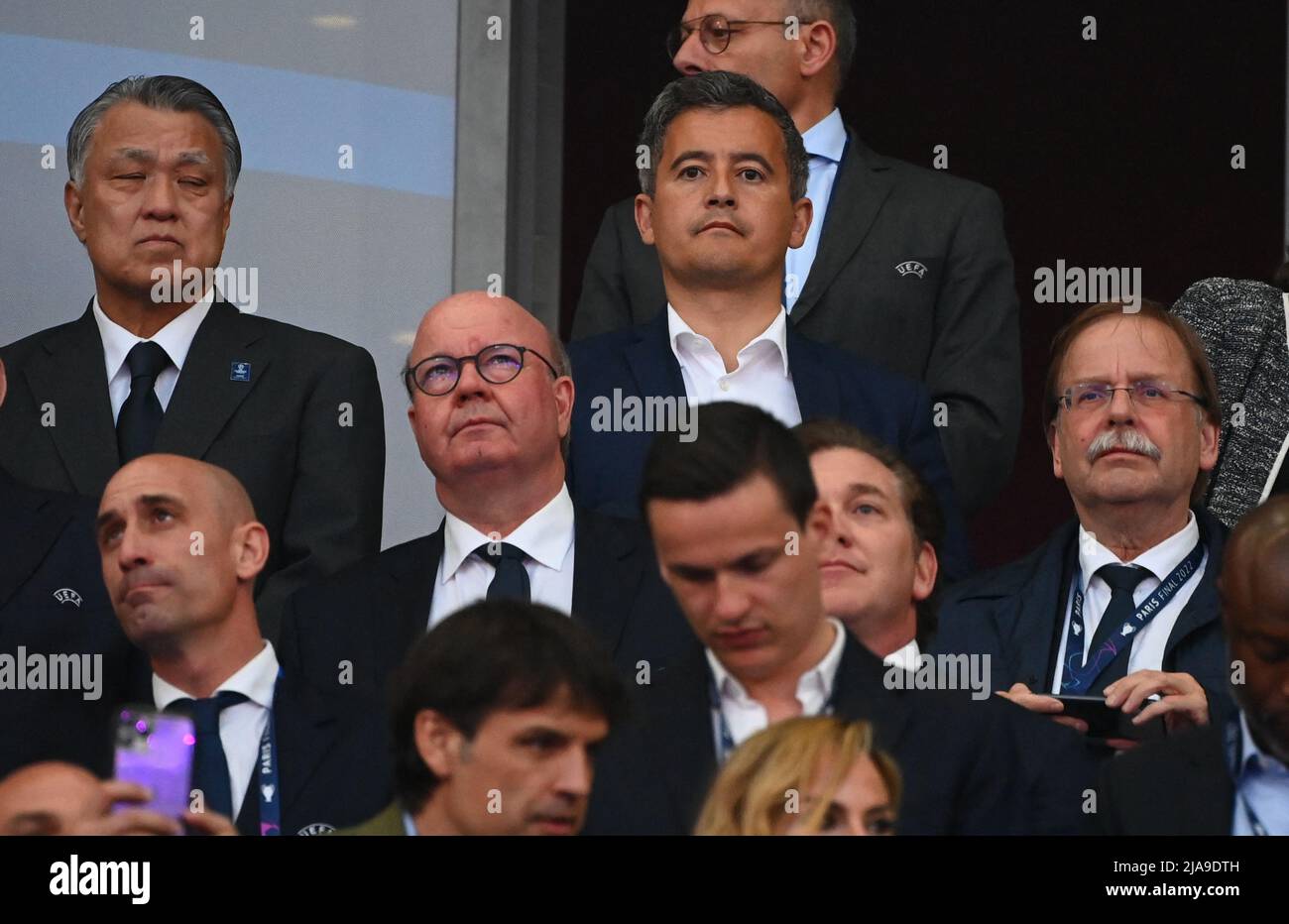 Interior minister Gerald Darmanin during The UEFA Champions League ...