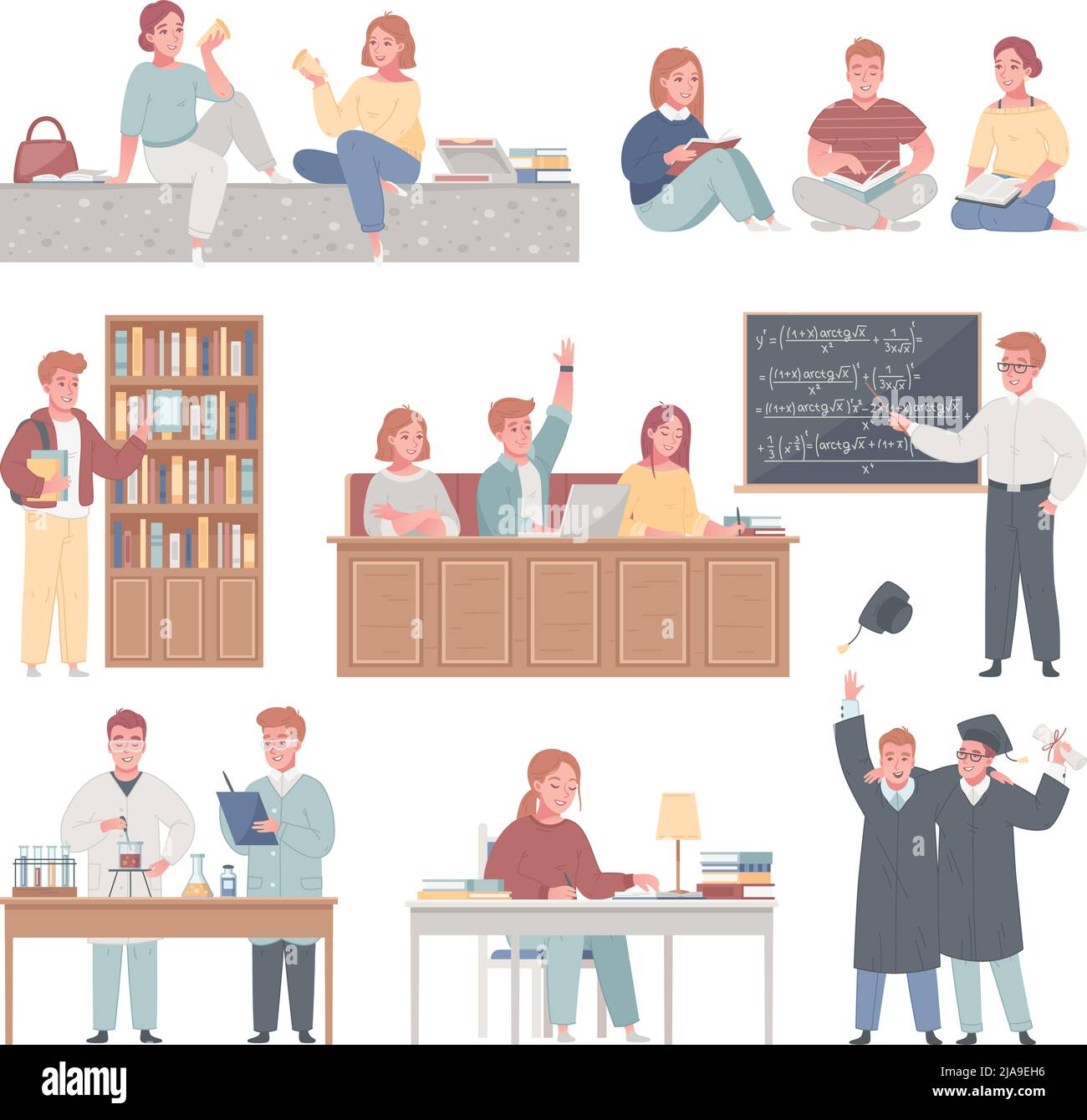 College university lectures laboratories practical classes library ...