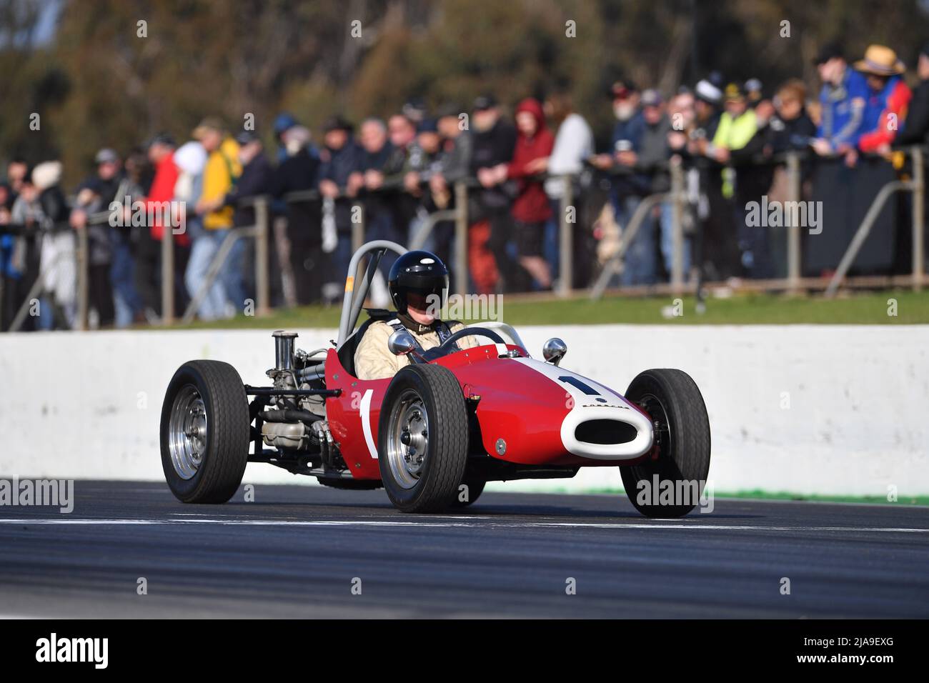 Winton, Australia. 29 May, 2022. David Reid lines up on the grid in the ...