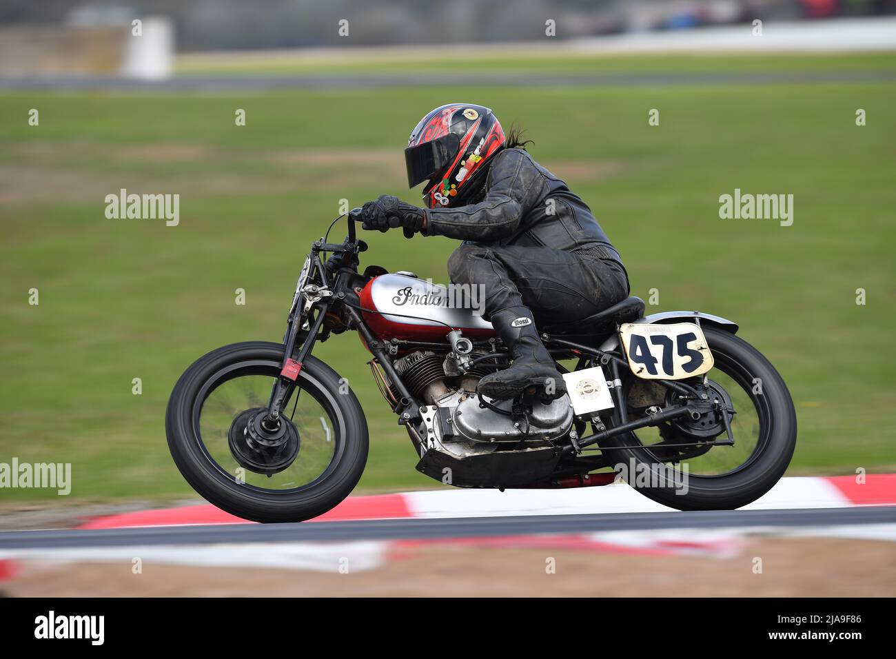 Winton, Australia. 29 May, 2022. Mick Chegwidden's 1945 Indian Scout on ...