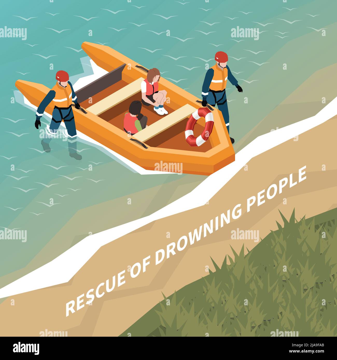 Emergency lifeguards Stock Vector Images - Alamy