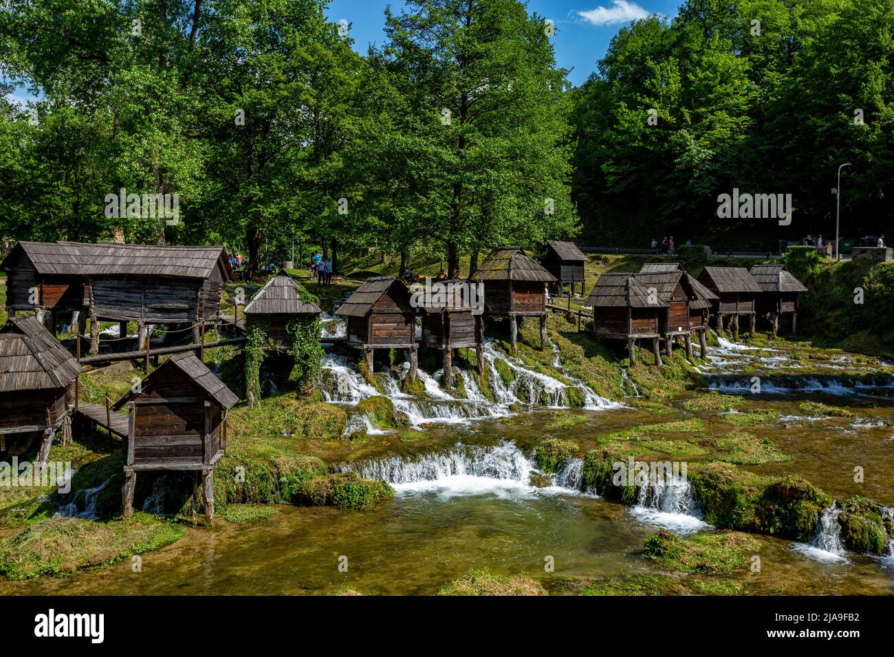 Watermills jajce hi-res stock photography and images - Alamy