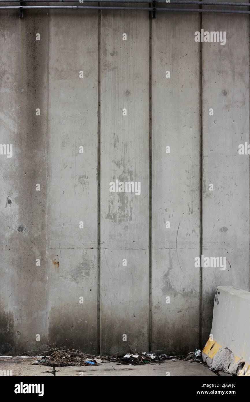 Full frame of a simple plain concrete wall Stock Photo - Alamy