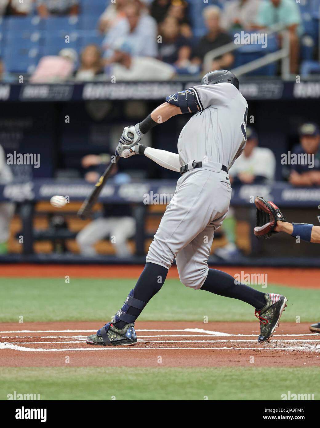 St. Petersburg, FL. USA; New York Yankees right fielder Aaron Judge (99 ...