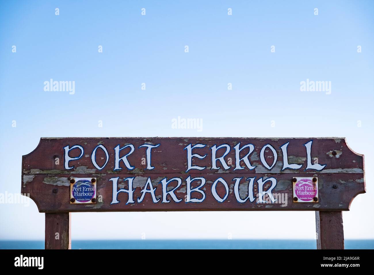 Port Erroll Harbour, Cruden Bay, Scotland, Aberdeenshire UK Stock Photo ...