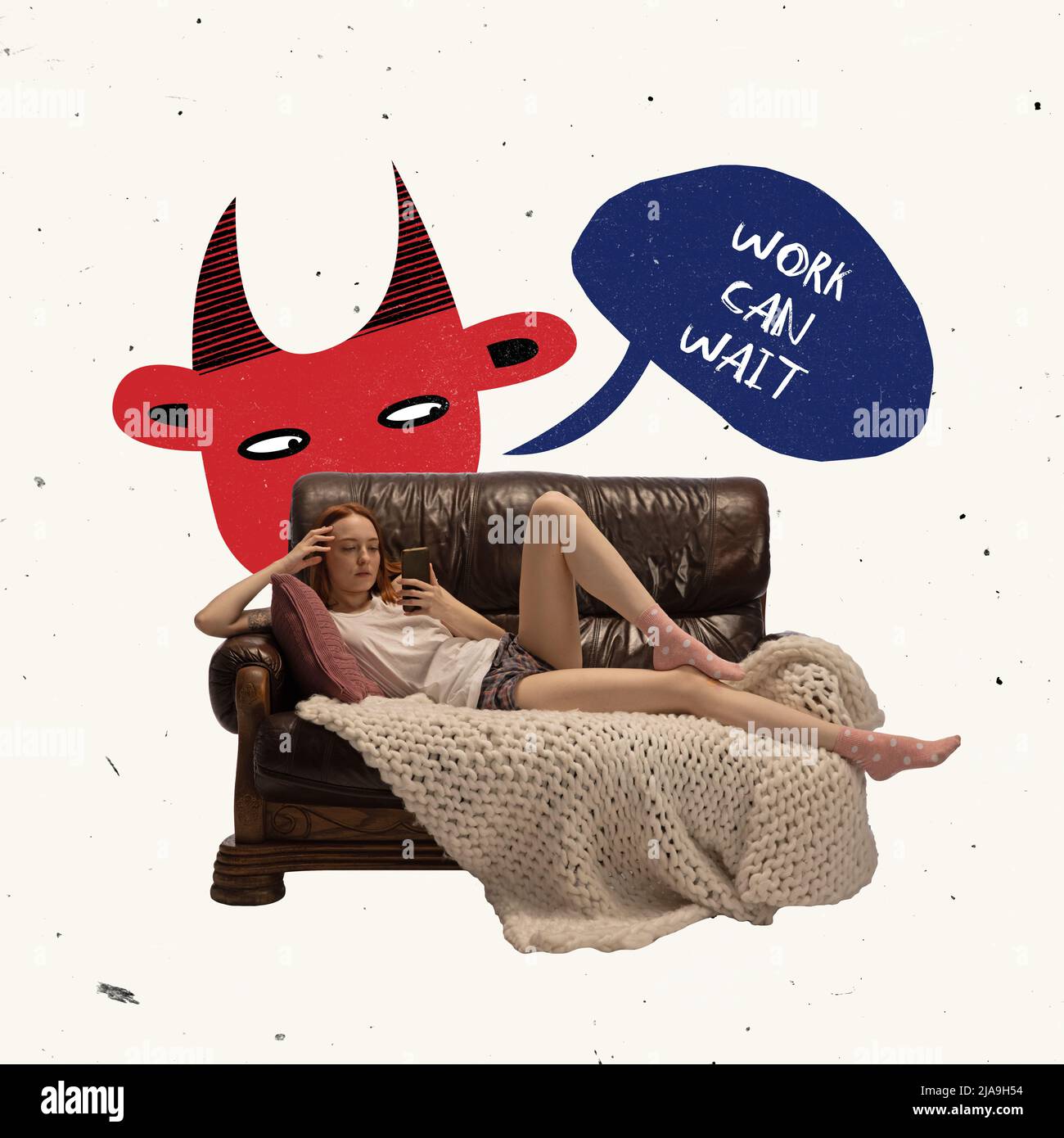 Cartoon woman escaping hi-res stock photography and images - Alamy