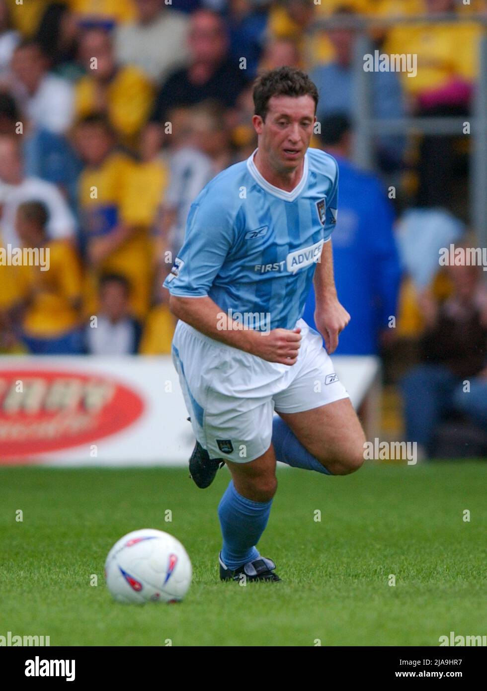 Robbie Fowler -Manchester City 2003 Stock Photo - Alamy