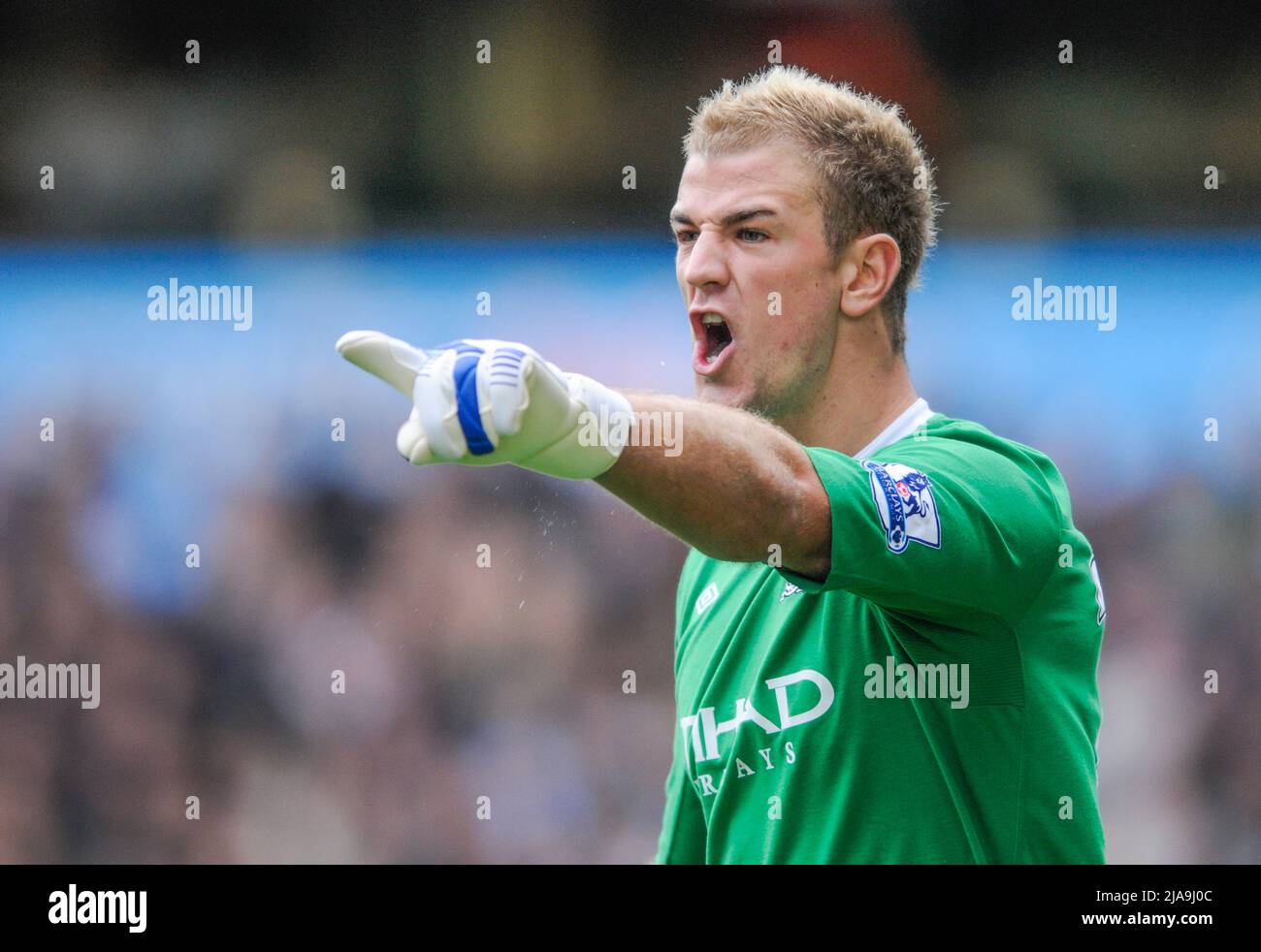 Manchester City Goalkeeeper Joe Hart 2010 Stock Photo - Alamy
