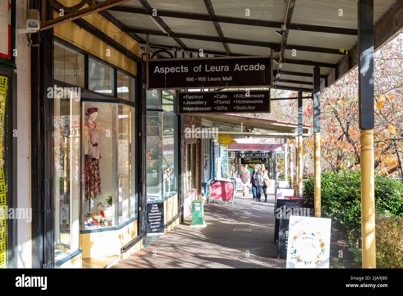 Leura, village in the Blue mountains national park of New South Wales ...