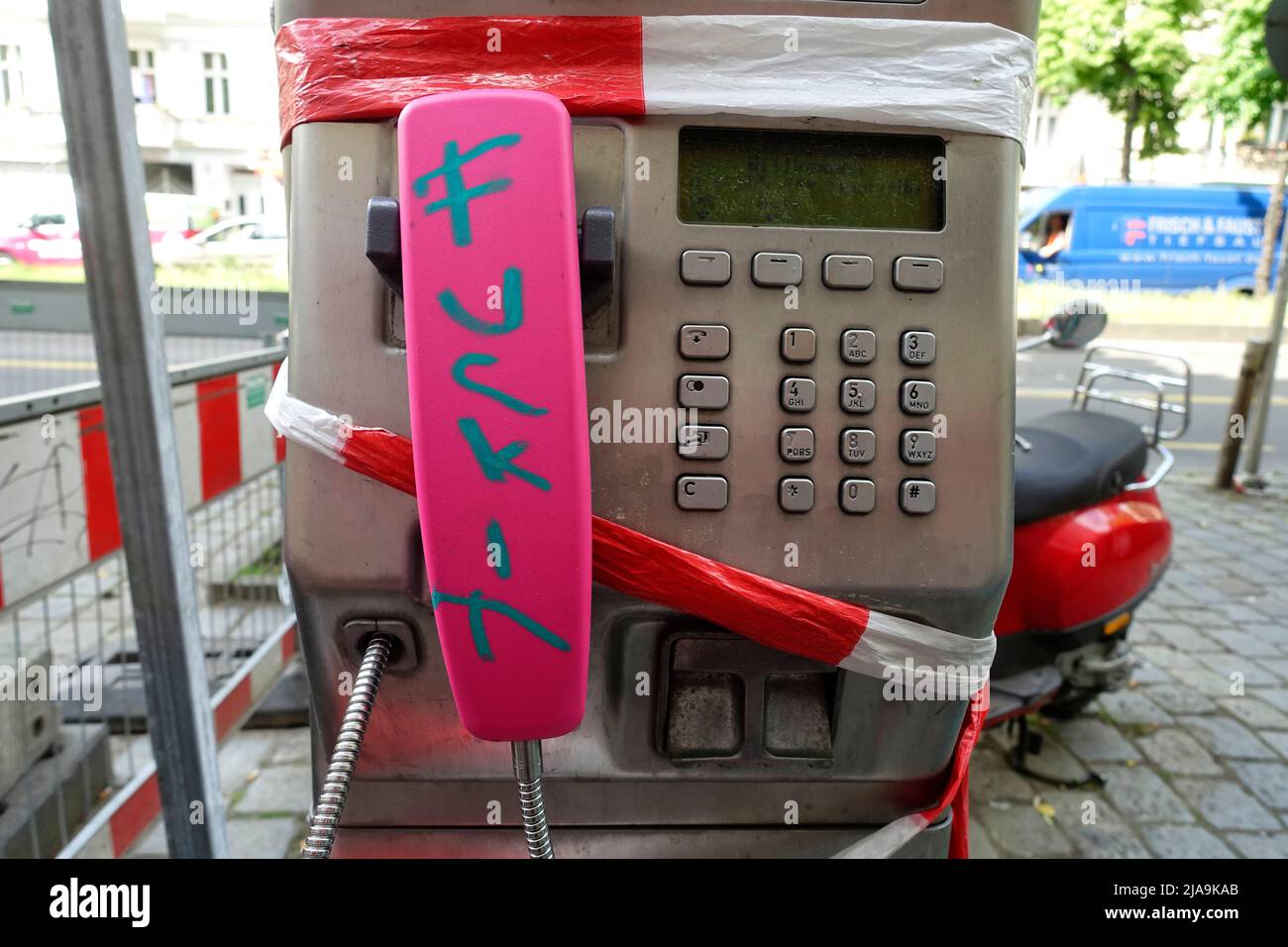 Destroyed phone box hi-res stock photography and images - Alamy