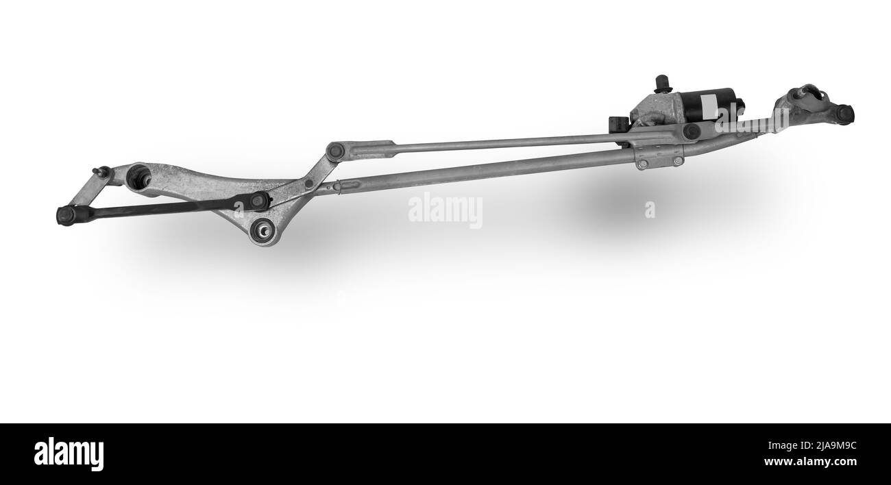 Wiper mechanism with electric motor - with a reducer that returns the ...