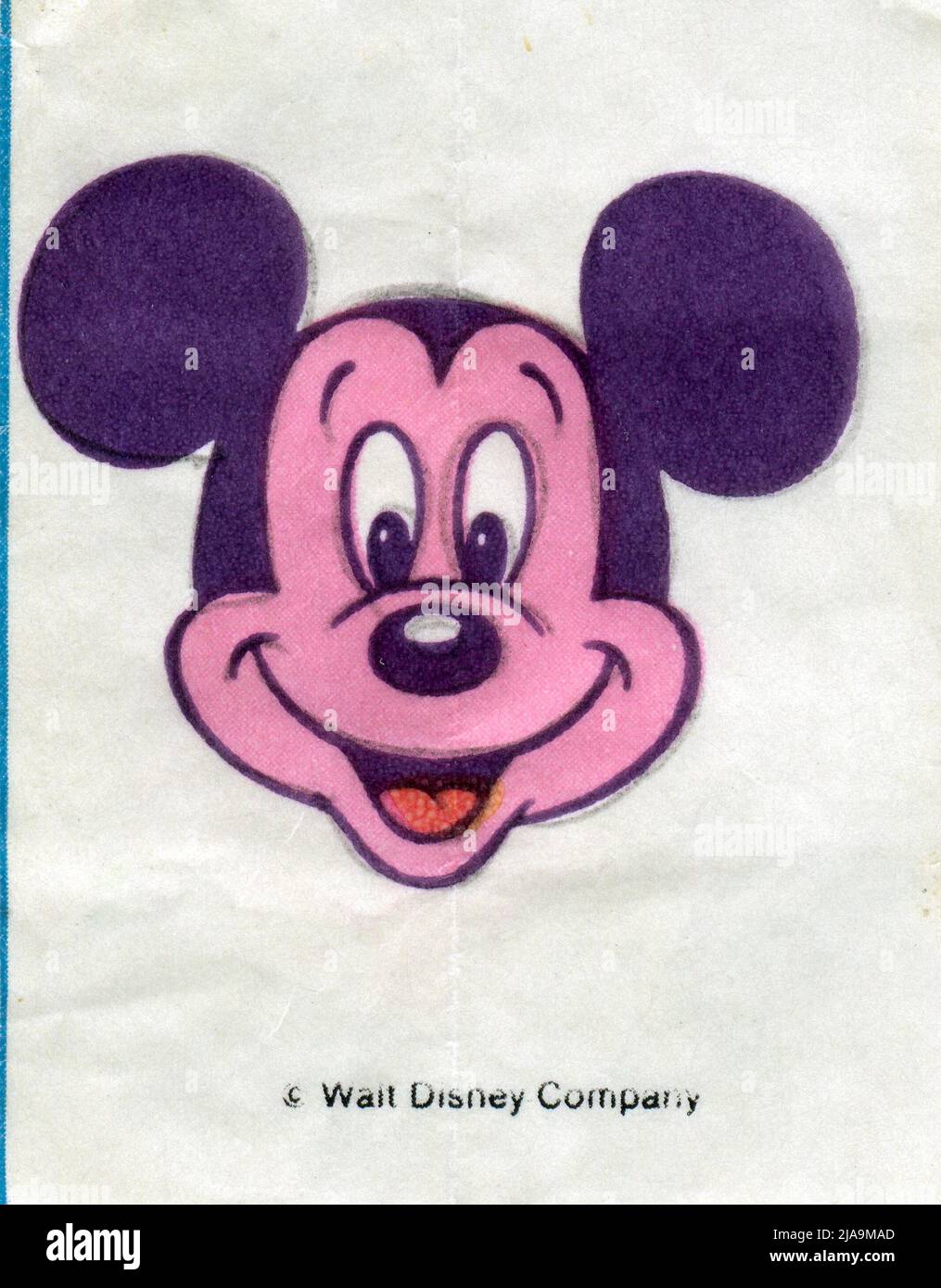 Germany chewing gum insert. Donald Duck. 1980s Stock Photo - Alamy