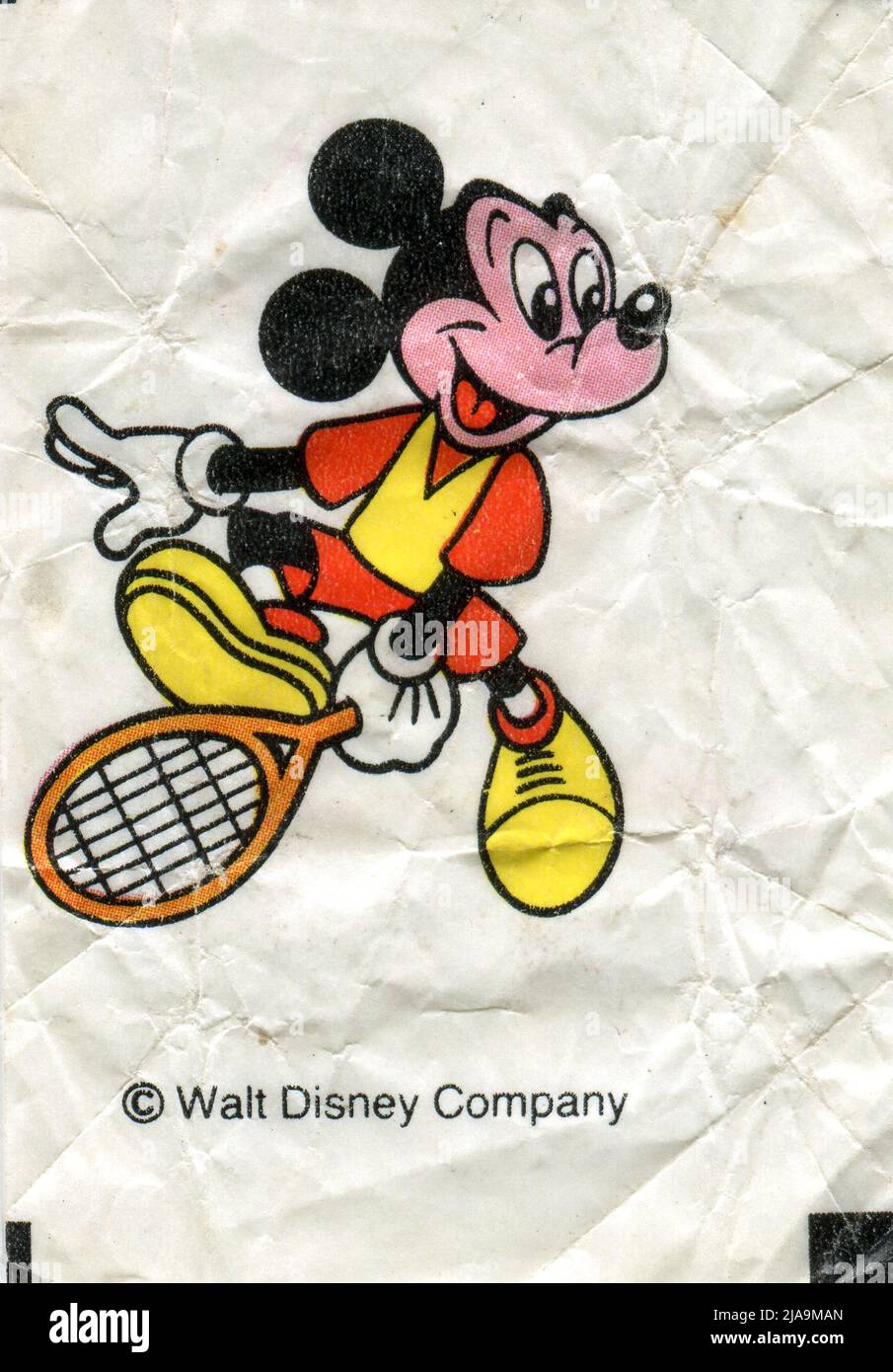Germany chewing gum insert. Donald Duck. 1980s Stock Photo - Alamy