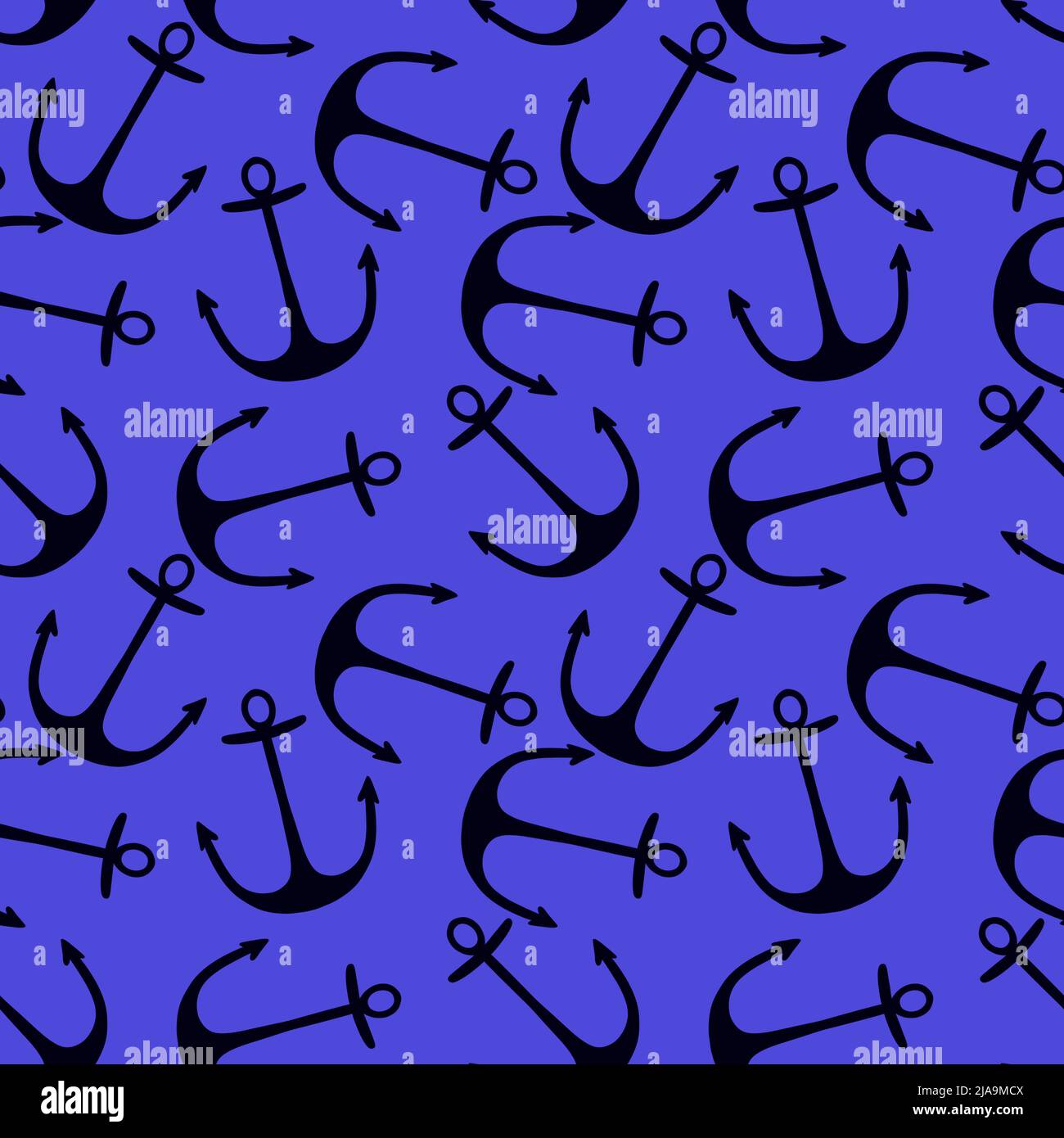 Summer seamless cartoon fish hook pattern for fabrics and textiles and ...