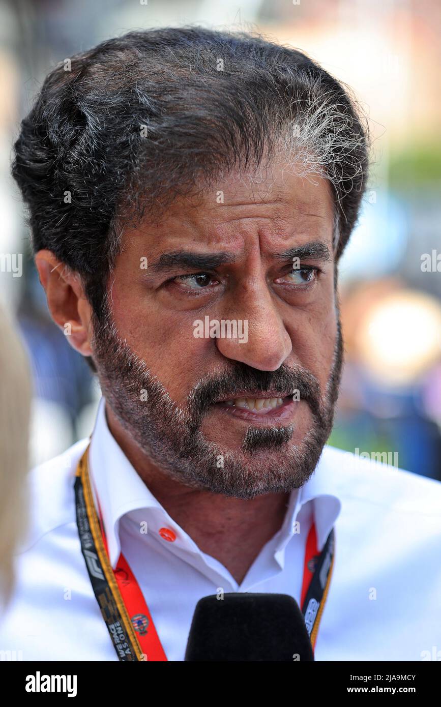 Monte Carlo, Monaco. 29th May, 2022. Mohammed Bin Sulayem (UAE) FIA ...