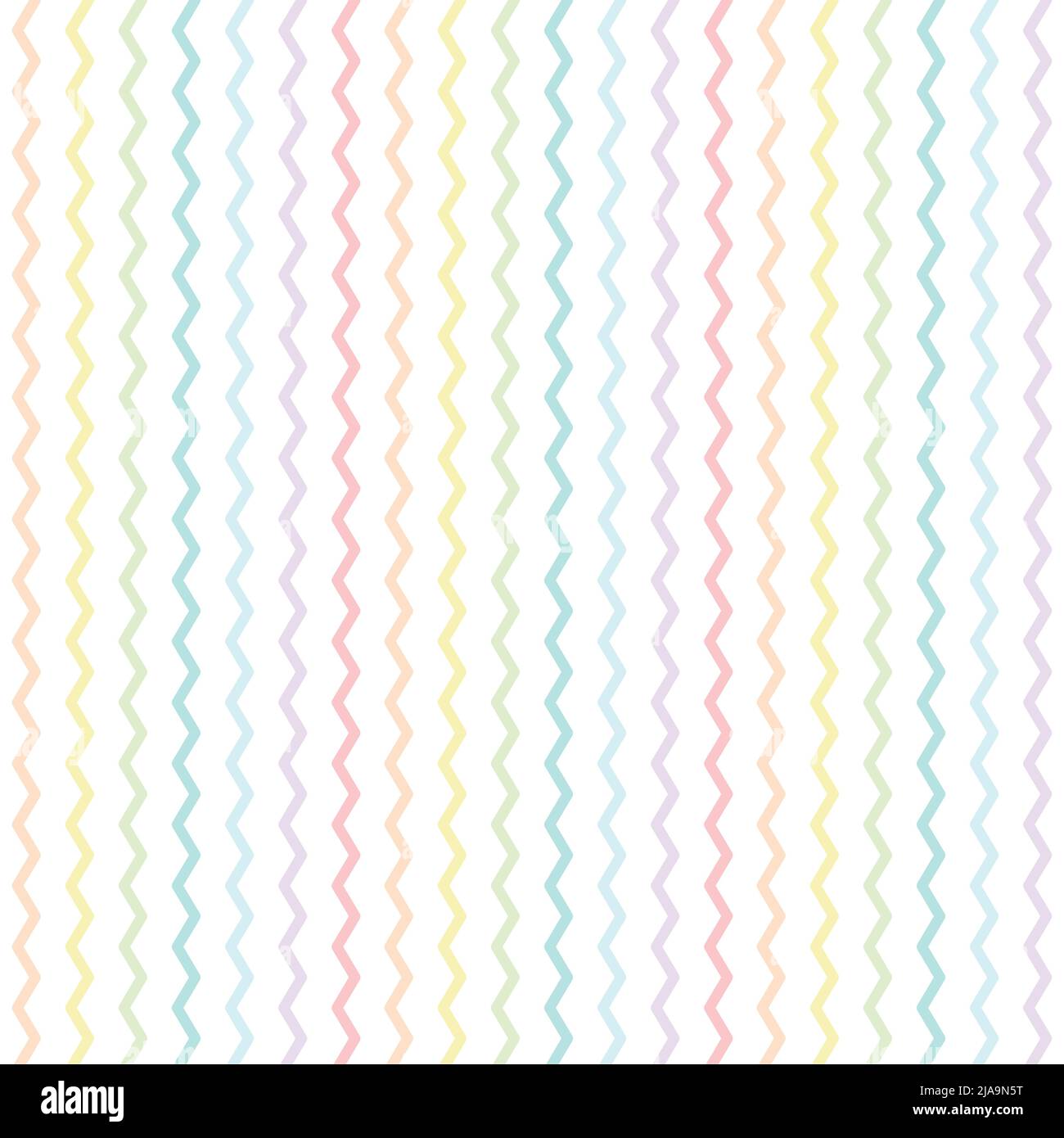 Pastel colored zigzag lines wallpaper. Seamless shevron pattern on ...