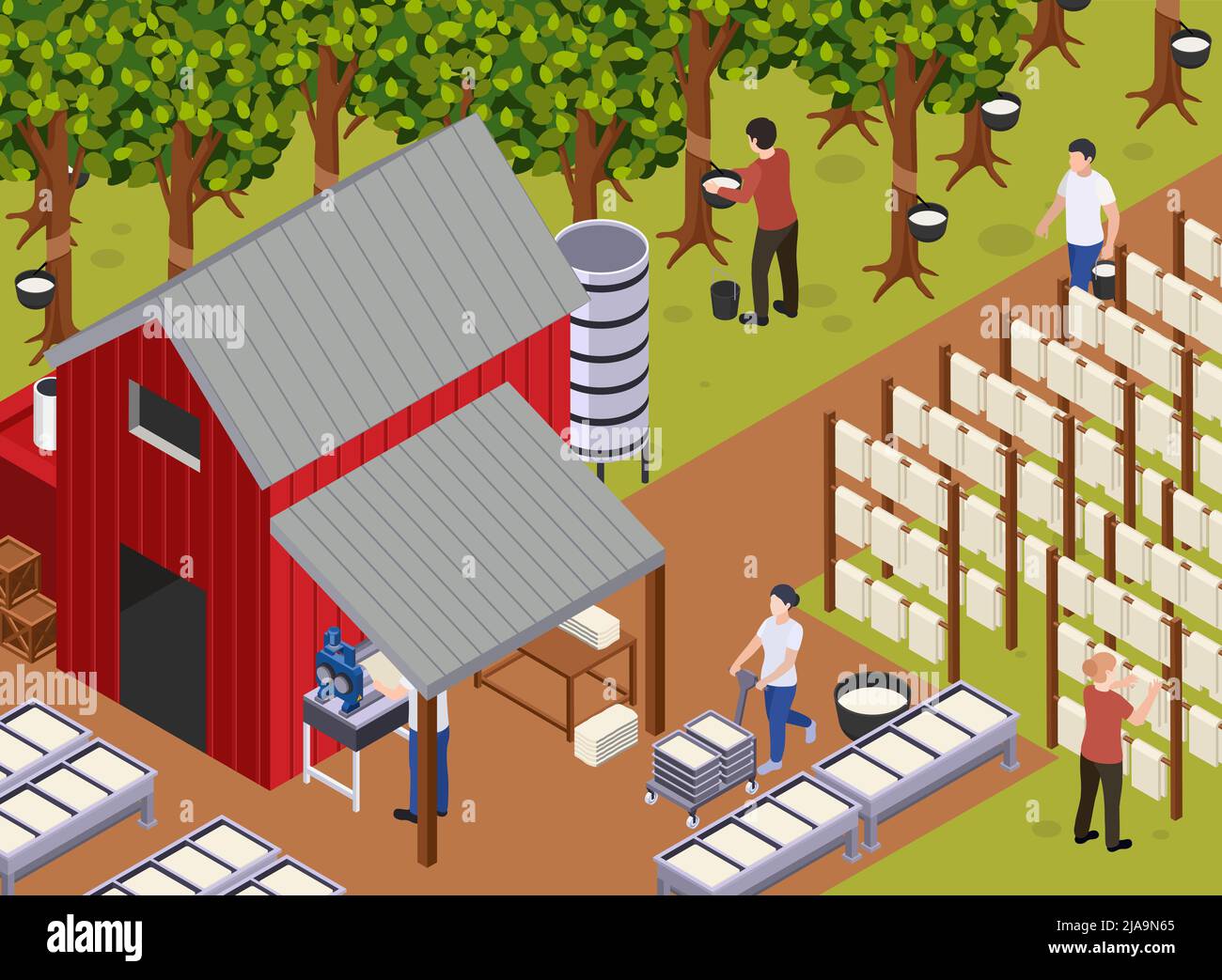 Trees and sap Stock Vector Images - Alamy