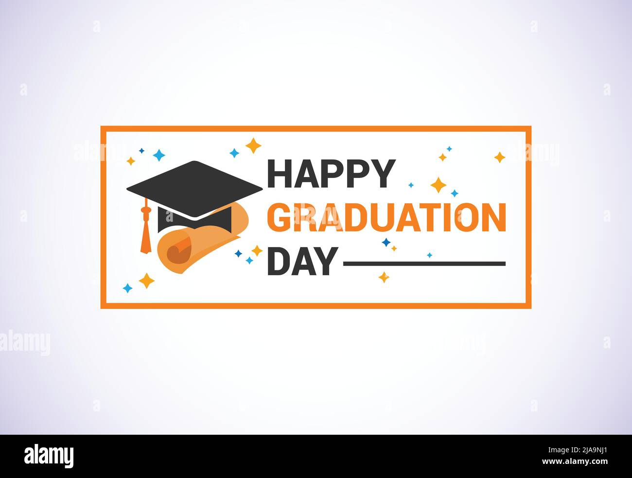 Graduation ceremony. Congratulations graduates design for stamps, logos ...