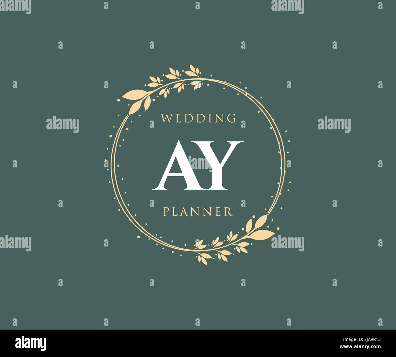AY Initials letter Wedding monogram logos collection, hand drawn modern ...