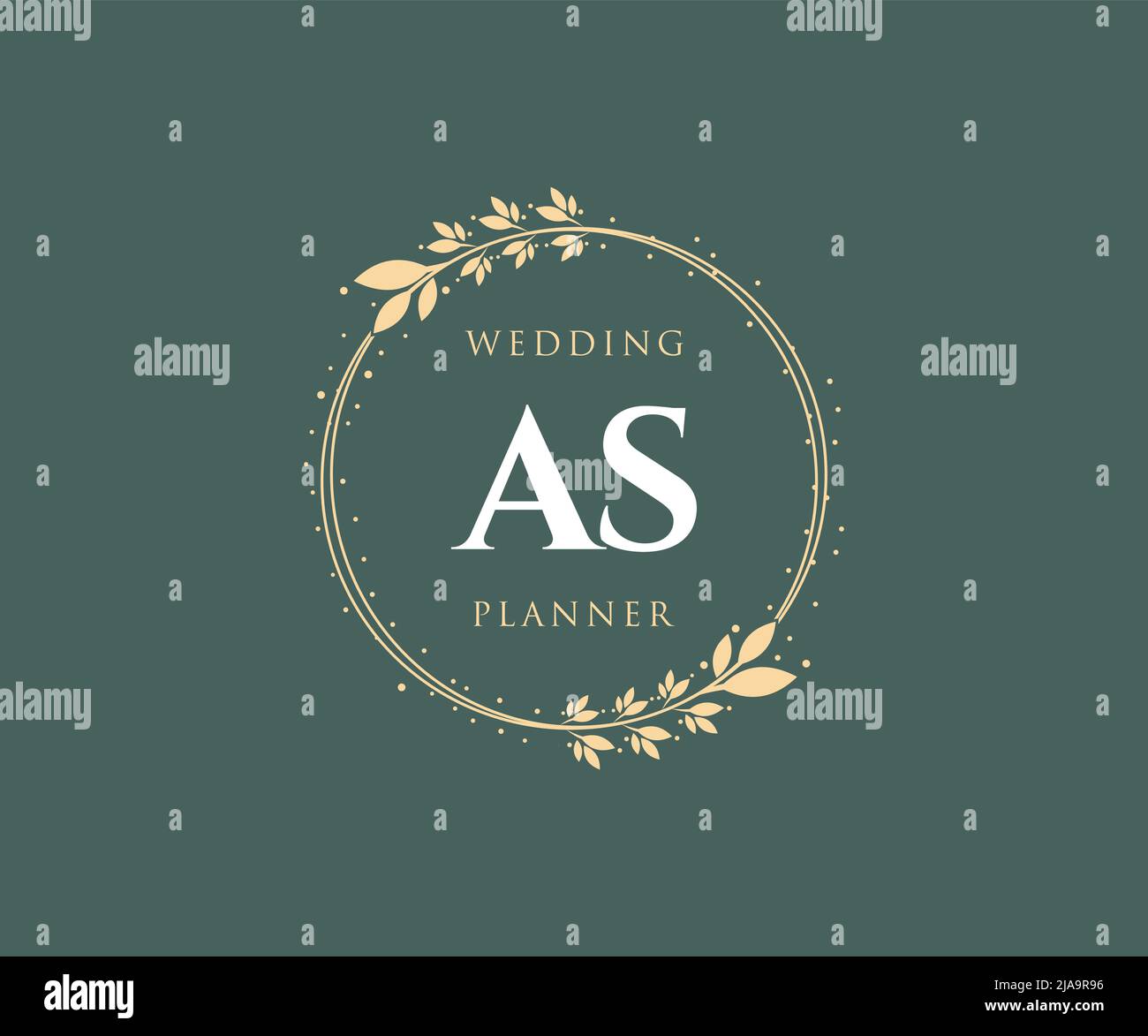 AS Initials letter Wedding monogram logos collection, hand drawn modern ...