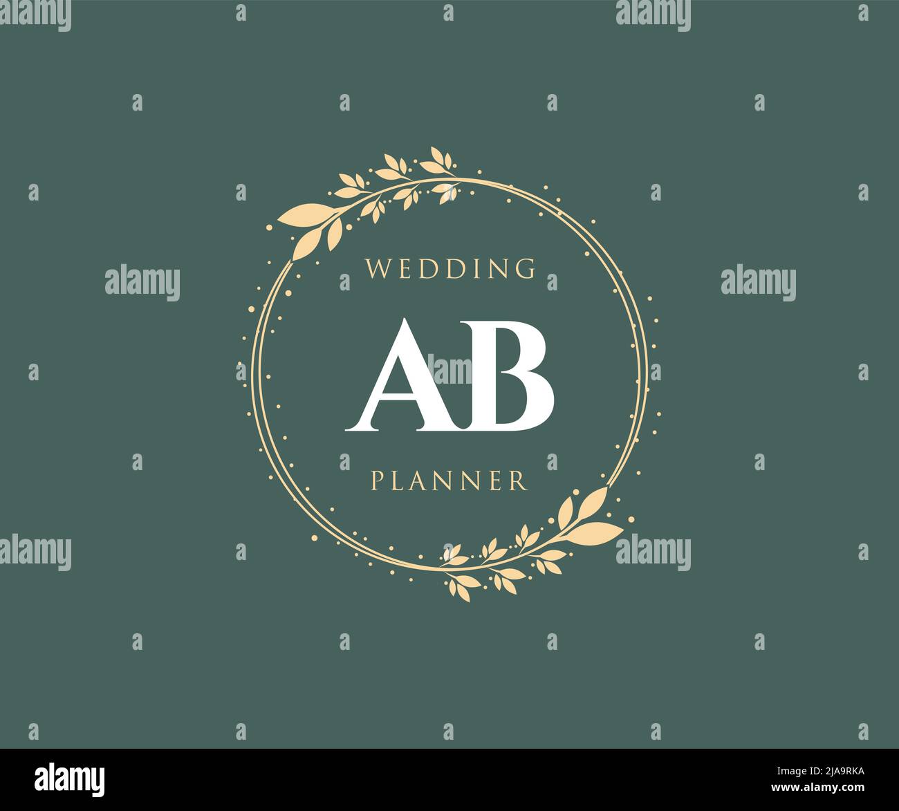 AB Initials letter Wedding monogram logos collection, hand drawn modern ...