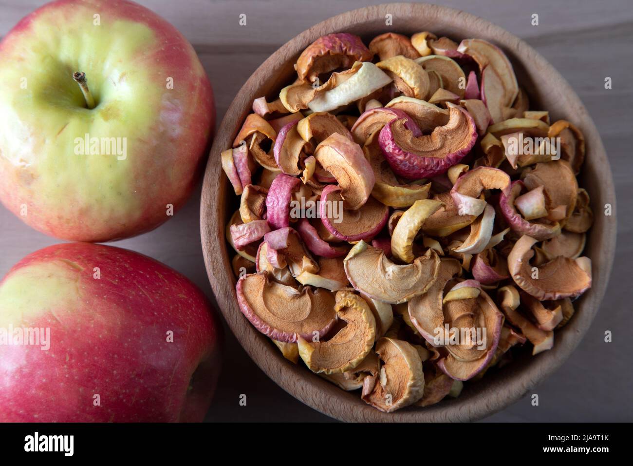 Red apple sliced slice fresh fruit healthy single one hi-res stock ...