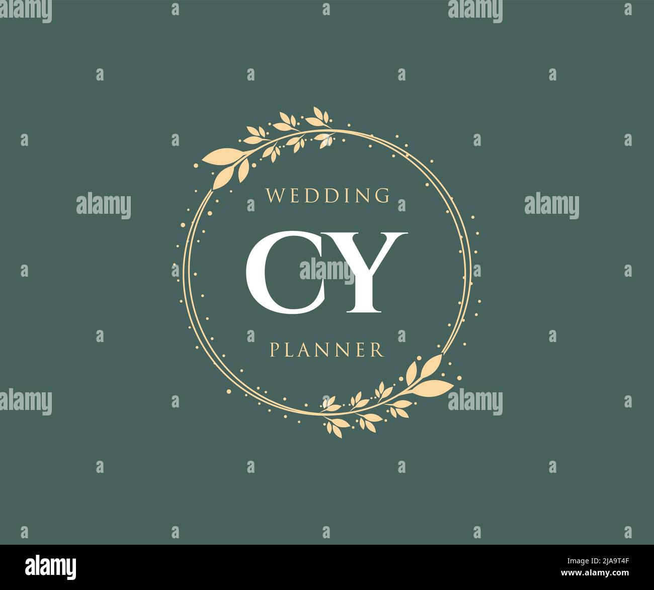 CY Initials letter Wedding monogram logos collection, hand drawn modern ...