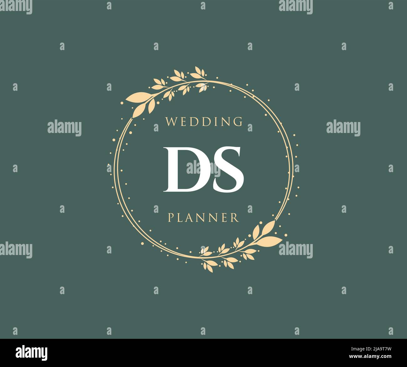 DS Initials letter Wedding monogram logos collection, hand drawn modern ...