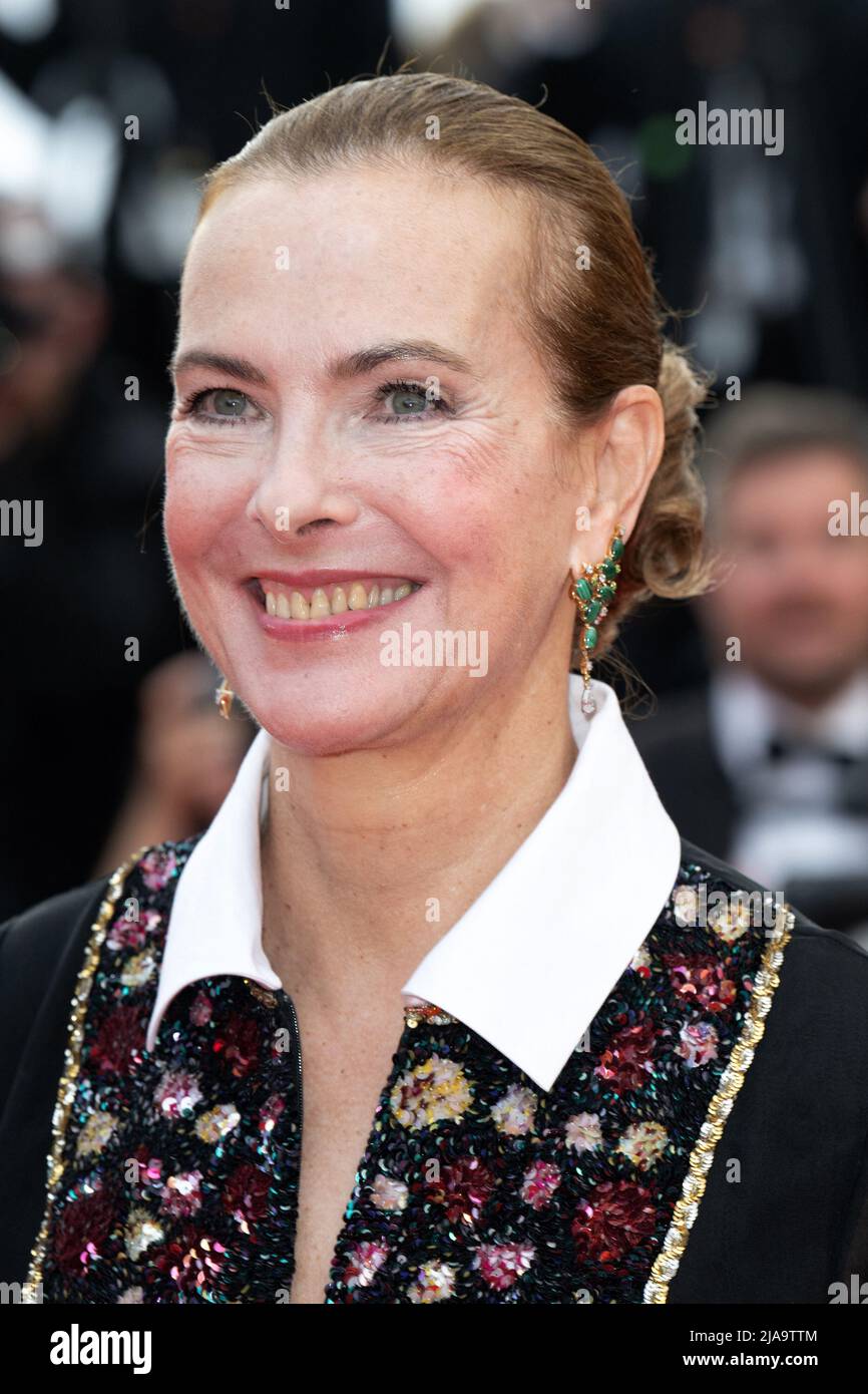 Carole Bouquet attends the closing ceremony red carpet for the 75th ...