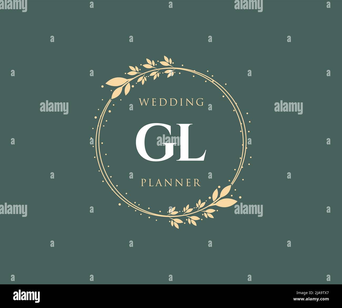 GL Initials letter Wedding monogram logos collection, hand drawn modern ...