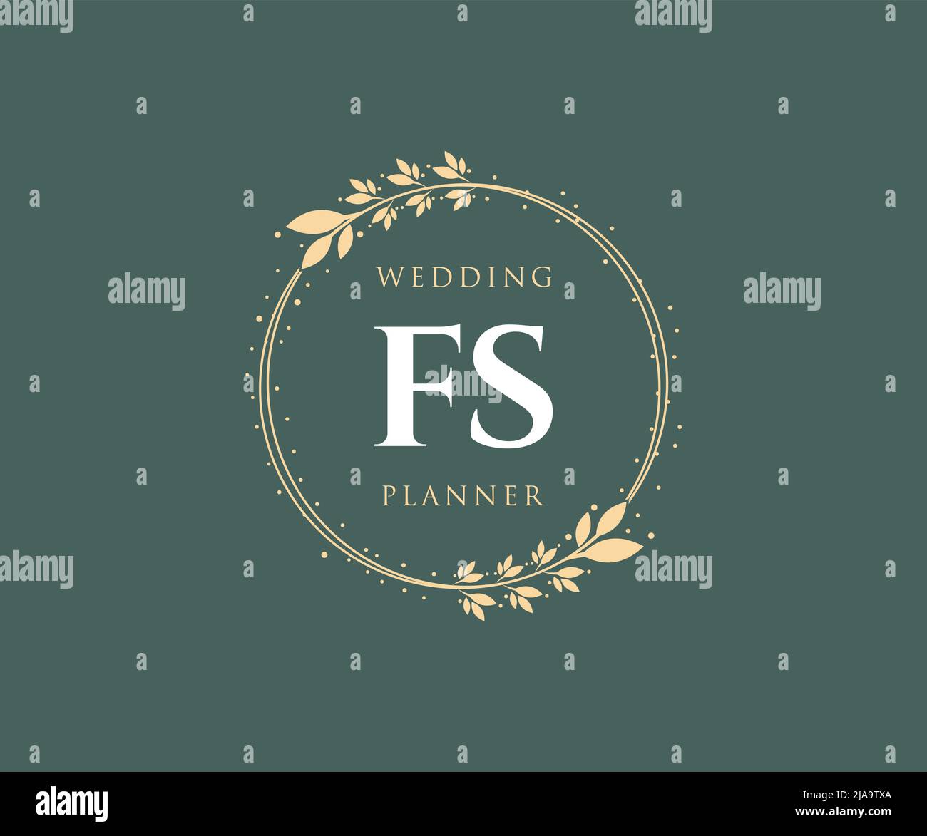 FS Initials letter Wedding monogram logos collection, hand drawn modern ...