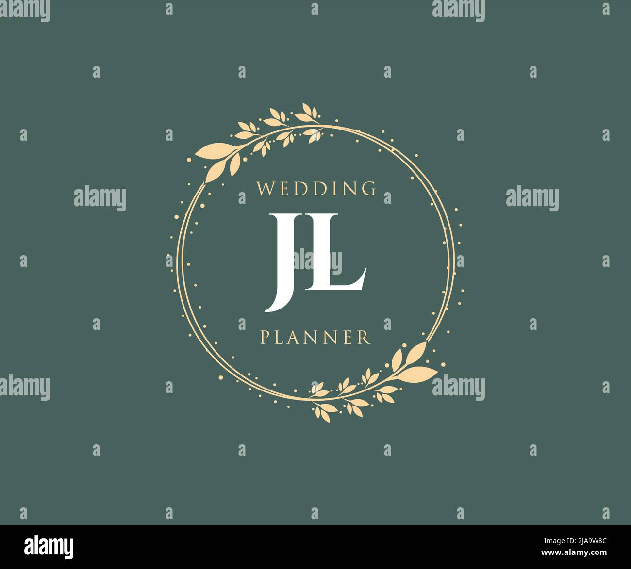 JL Initials letter Wedding monogram logos collection, hand drawn modern ...