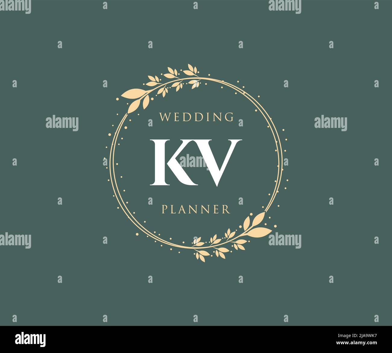 KV Initials letter Wedding monogram logos collection, hand drawn modern ...