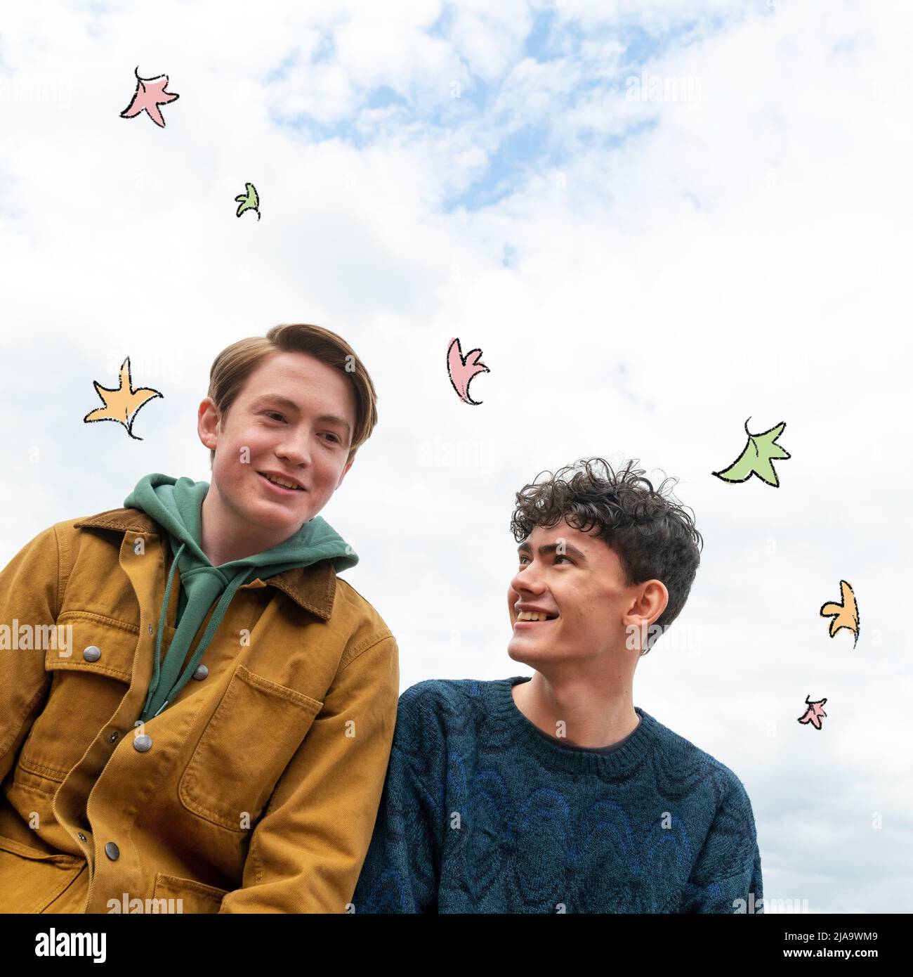 KIT CONNOR and JOE LOCKE in HEARTSTOPPER (2022), directed by EUROS LYN ...