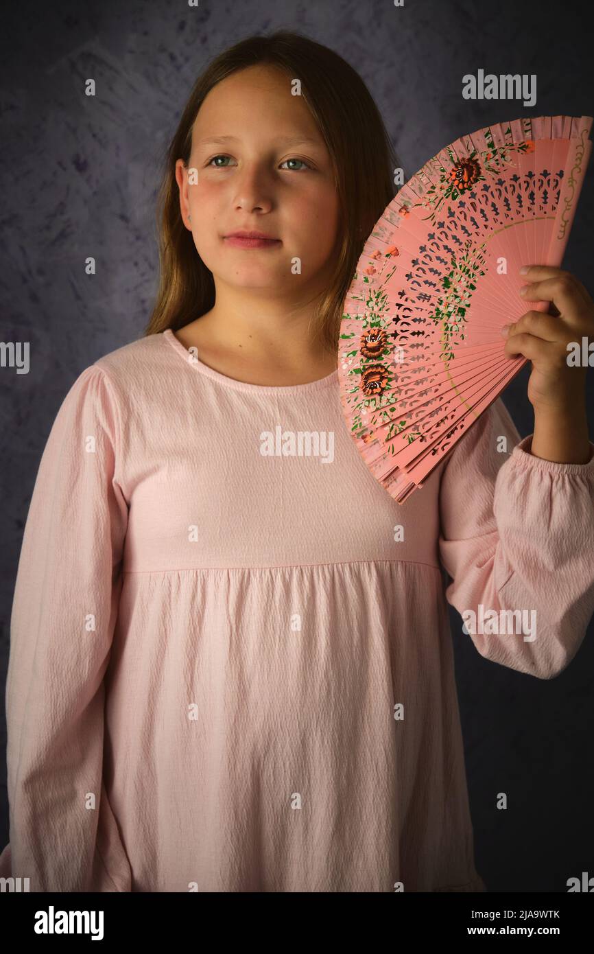 Fan female hi-res stock photography and images - Alamy
