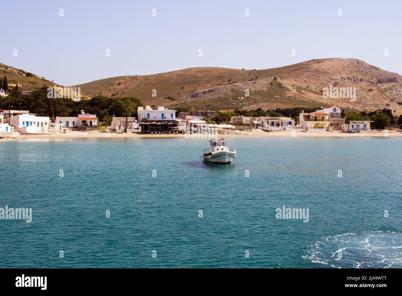 Pserimos is small Greek Island in Aegean Sea Stock Photo - Alamy