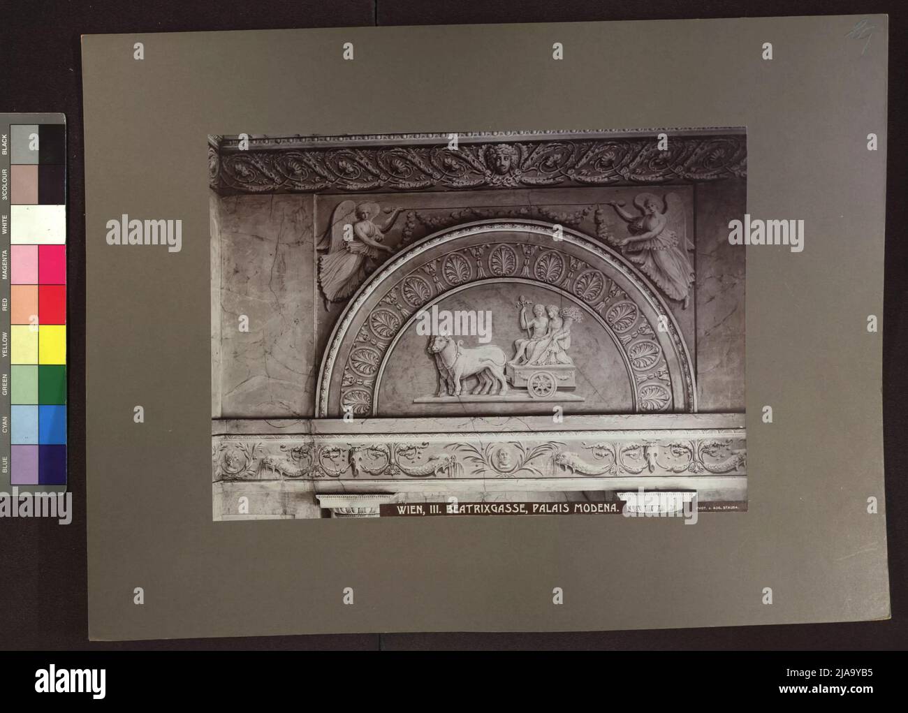 3rd, Beatrixgasse 29 - Modenapalais - Interior view - Detail - Wall ...