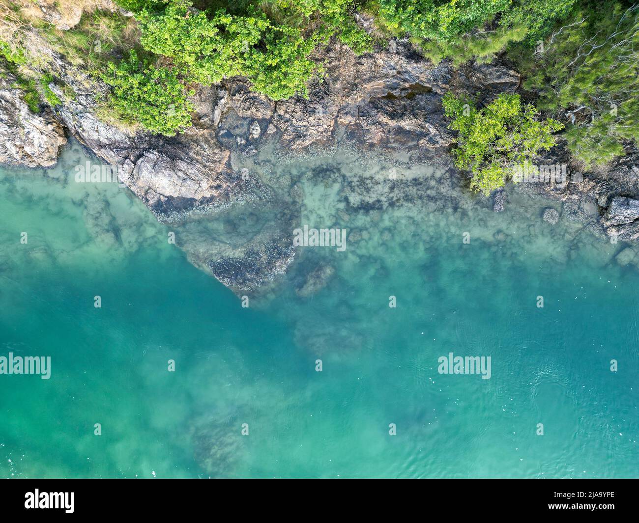 Aerial drone downwards birds eye hi-res stock photography and images ...