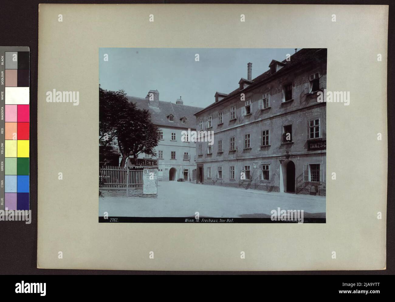 4th, Freihaus - 1st farm with variety olympia. August Stauda (1861-1928), photographer Stock ...