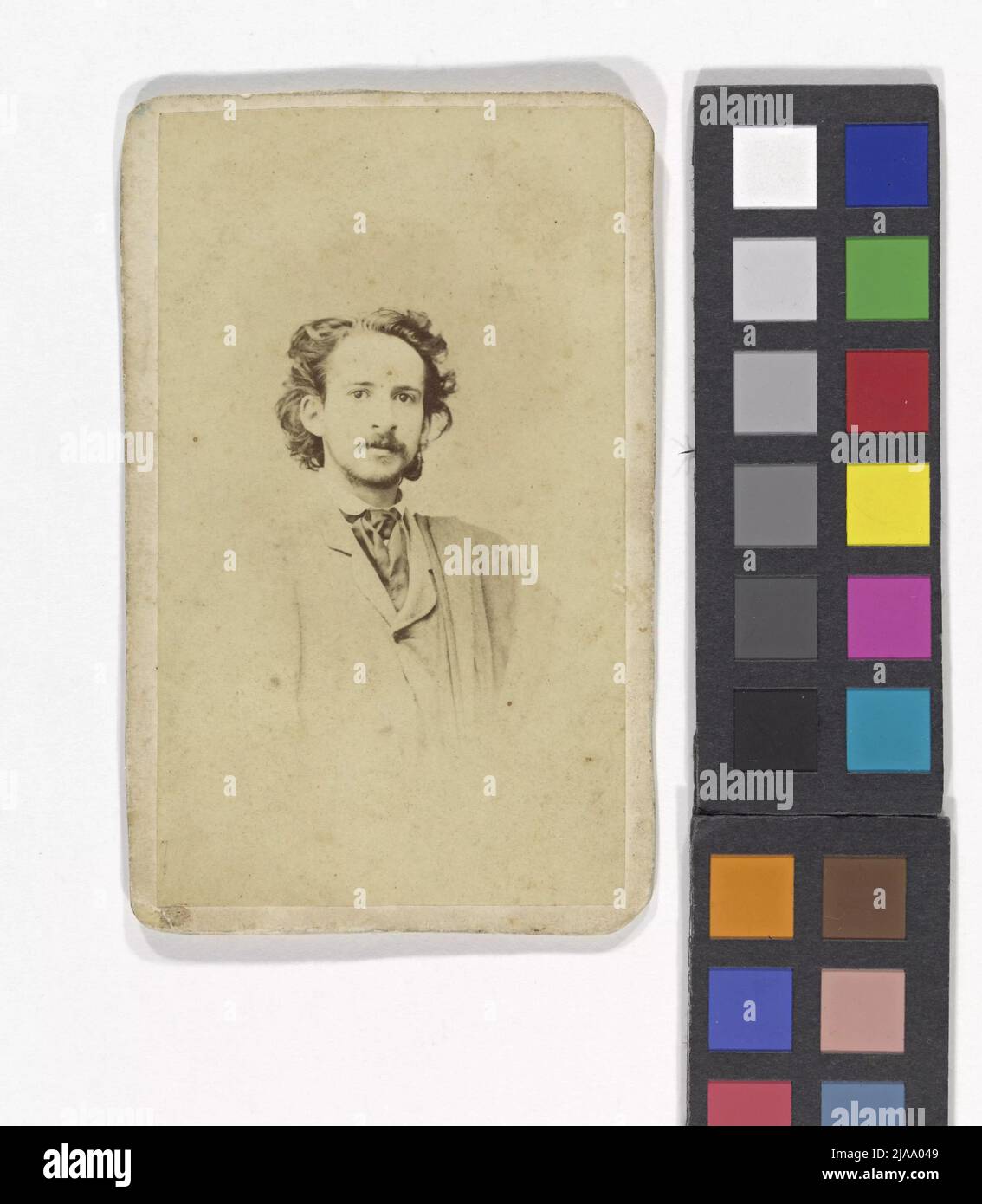 Hans Makart (1840-1884), painter. Neumayer, photo studio Stock Photo ...