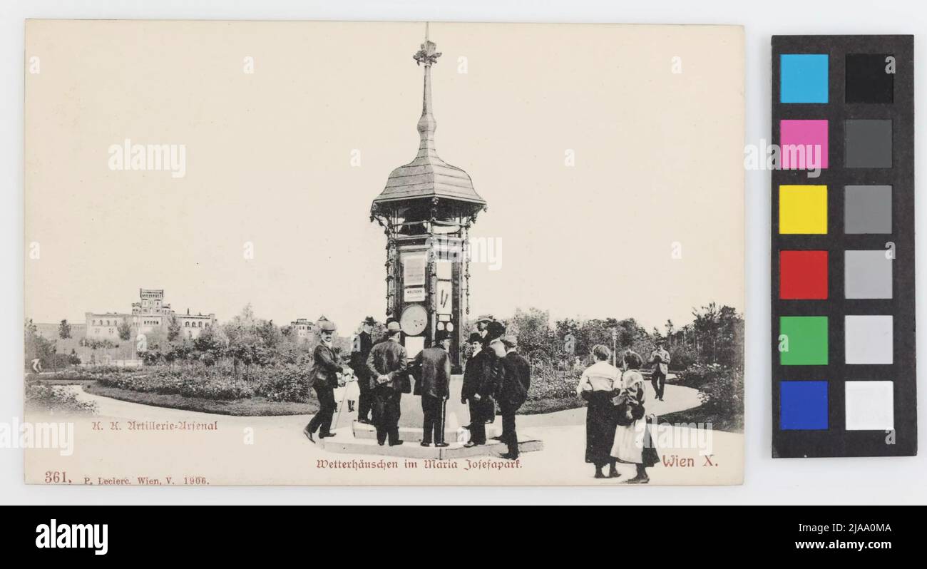 3rd, Swiss garden (formerly Maria -Josefa -Park) - with weather houses ...