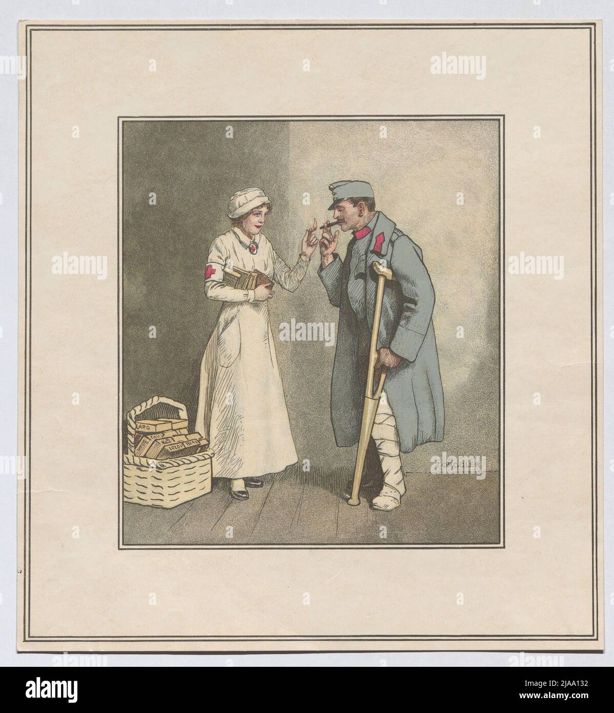 "Kunstblatt" of the "smoke donation campaign". After: Hermann Torggler ...