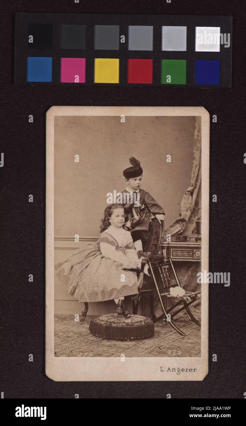 Crown Prince Rudolph and Archduchess Gisela. Ludwig Angerer (1827-1879 ...
