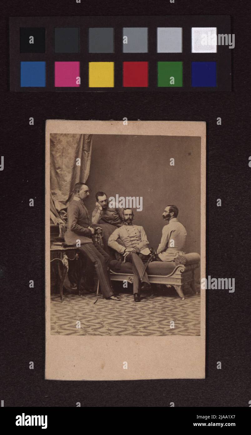 Archduke Leopold, Joseph, Rainer and Ernst. Unknown, photographer Stock ...