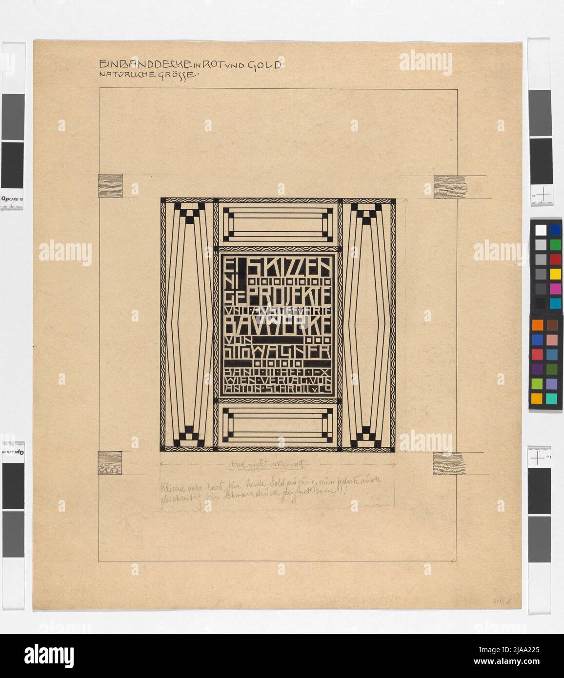 Some sketches, projects and executed buildings ", Volume III, title ...
